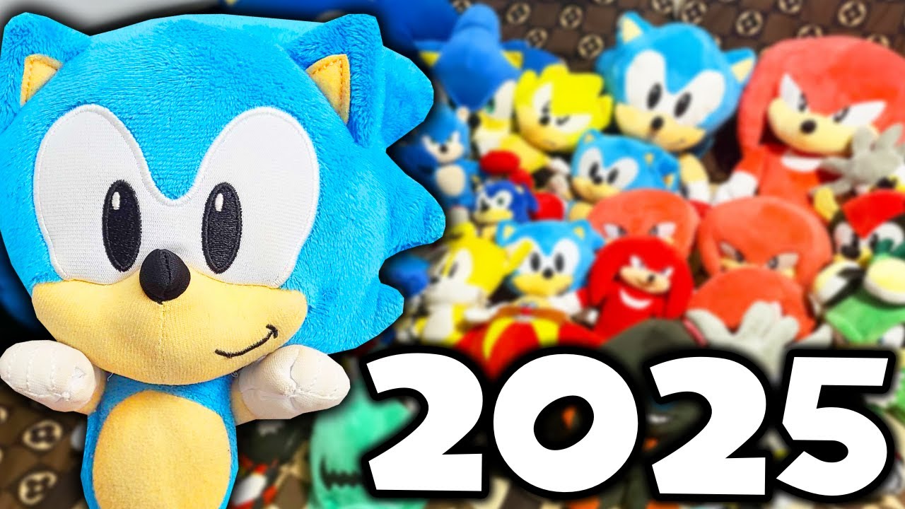Sonic Plush Collection 2025 Youtube