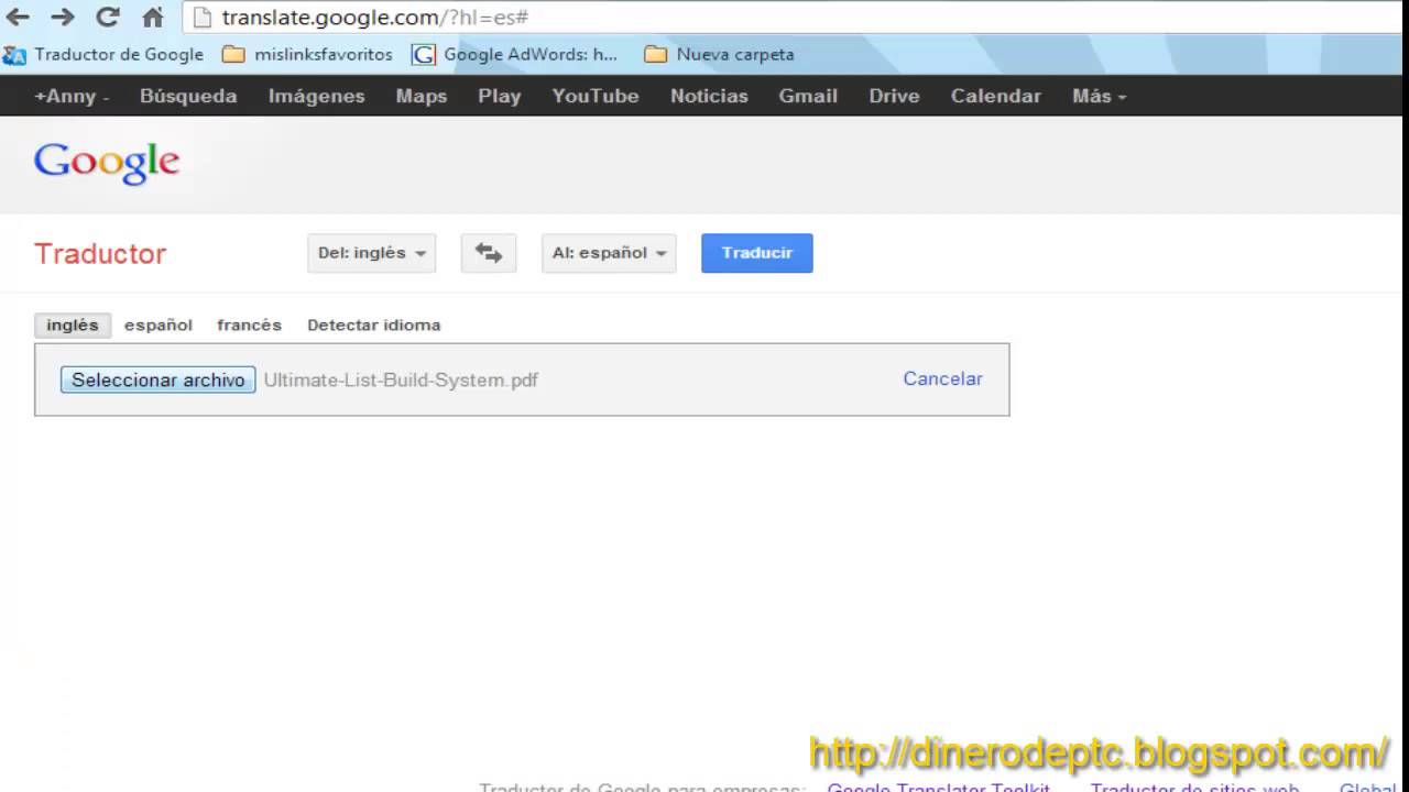 Traducir Ebook Pdf De Ingles A Español Con Google Traductor Youtube