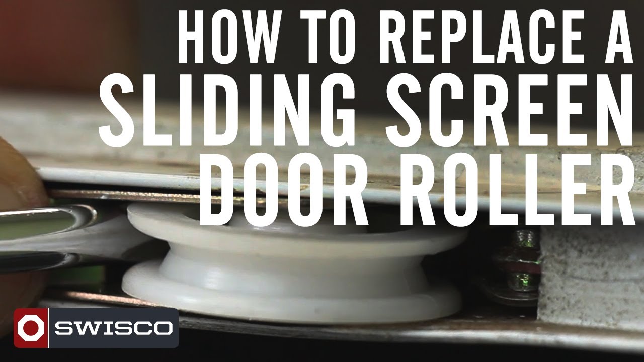 How To Replace A Sliding Screen Door Roller 1080p Youtube