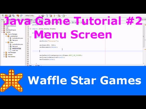 Java Game Tutorial Menu Screen Youtube