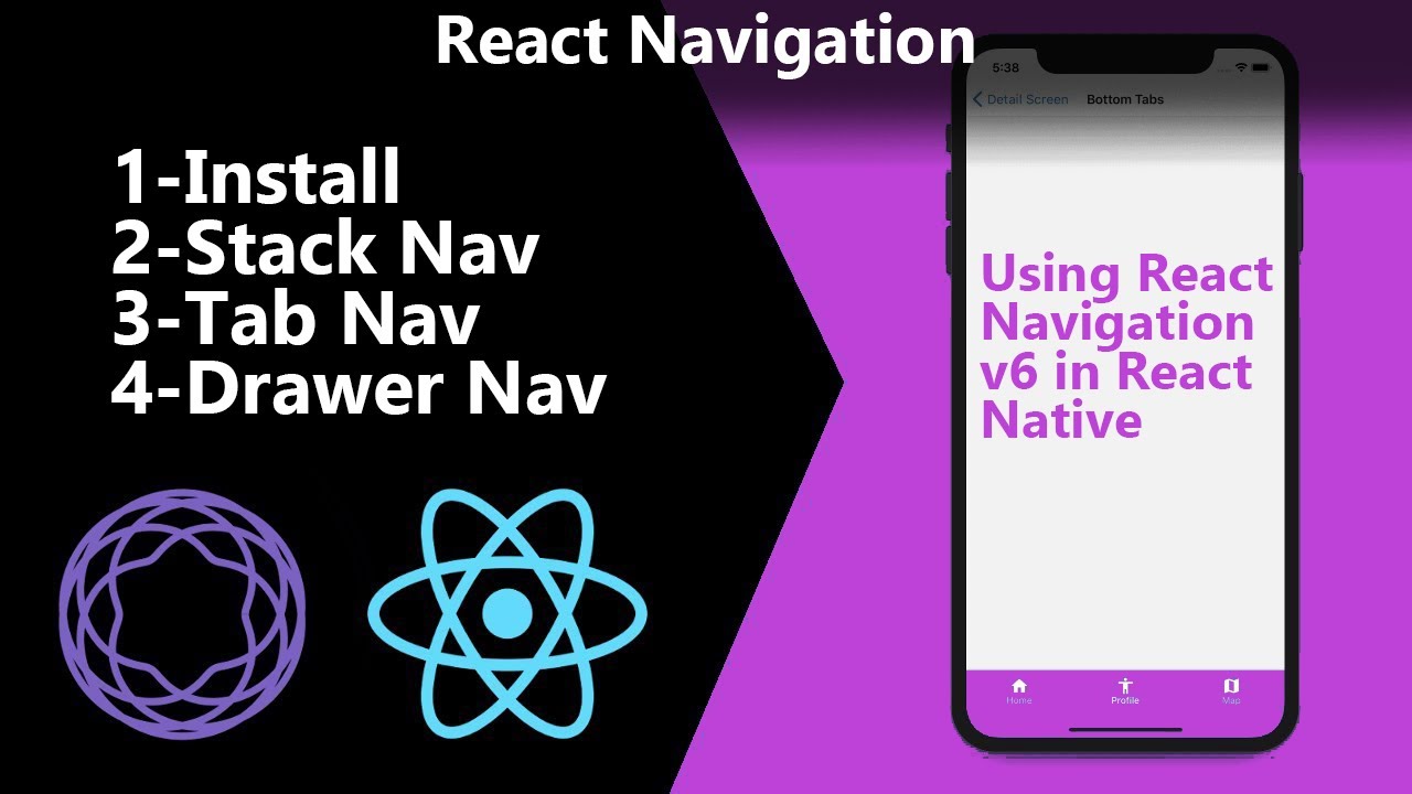 Complete React Navigation V6 Tutorial Install Stack Tab Drawer
