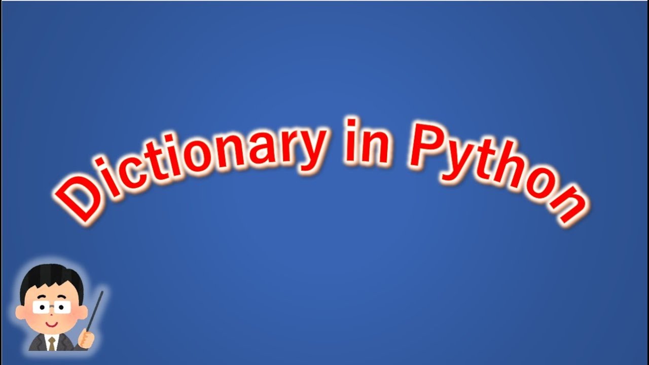 Dictionary In Python Youtube