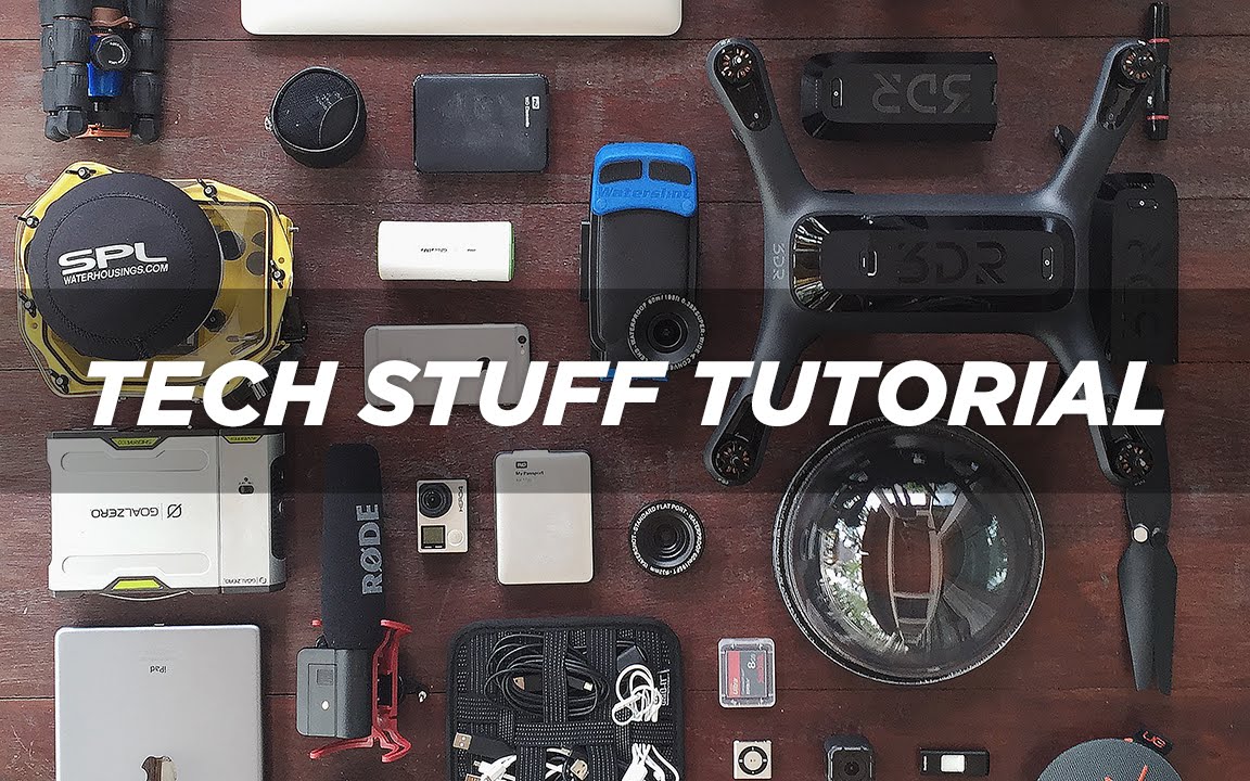Tech Stuff Tutorial Everything You Need To Pack For A Travel Vlog