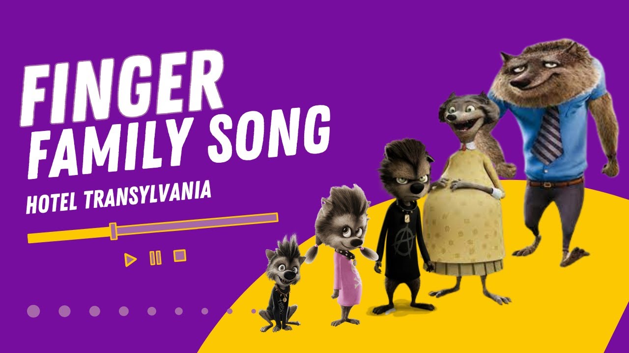 Hotel Transylvania Finger Family Nursery Rhymes Liliteoen Youtube