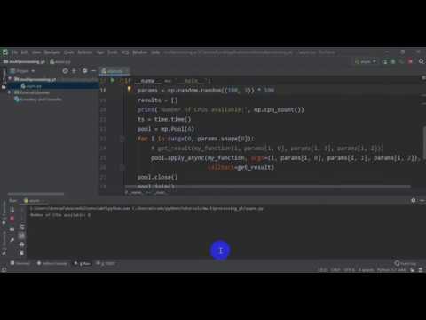 Python Parallel Processing With Multiprocessing Asynchronous Youtube