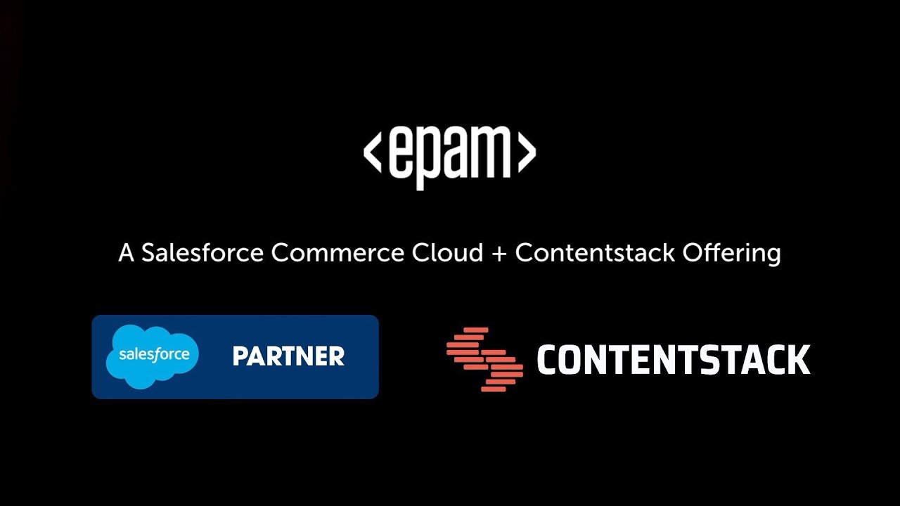 Epam S Salesforce Contentstack Composable Commerce Accelerator Youtube