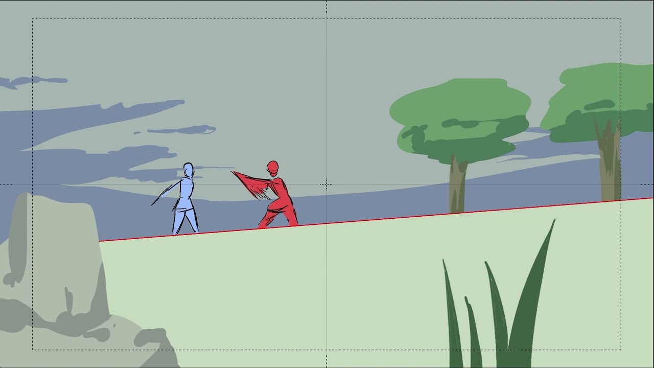 Fight Scene Animation Practice Youtube