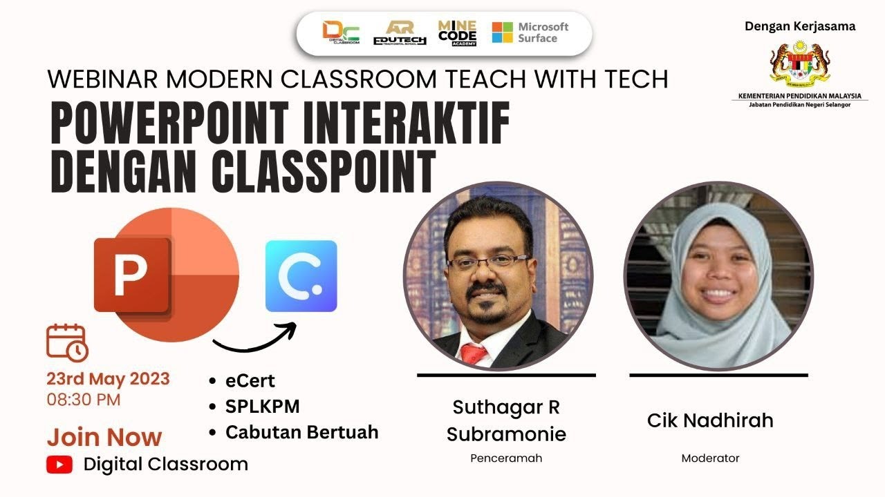 Webinar Modern Classroom Teach With Tech Powerpoint Interaktif Dengan