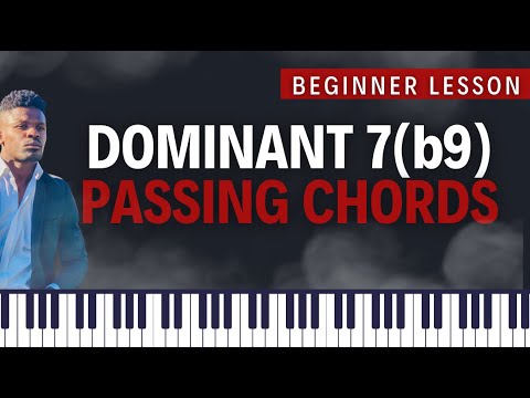 How To Play Passing Chords Dominant 7 Flat 9 Youtube