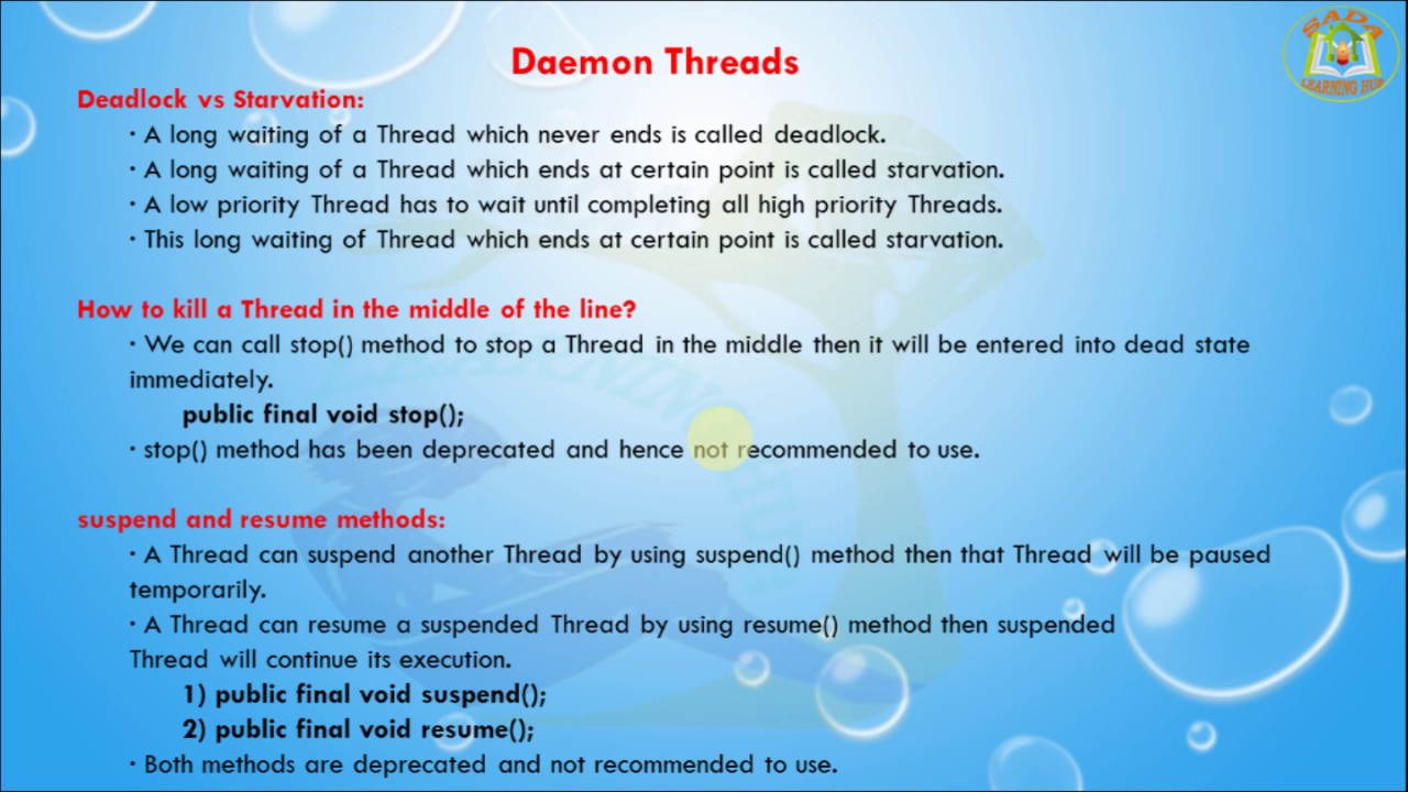 Daemon Thread Vs Non Daemon Thread At Isla Lascelles Blog