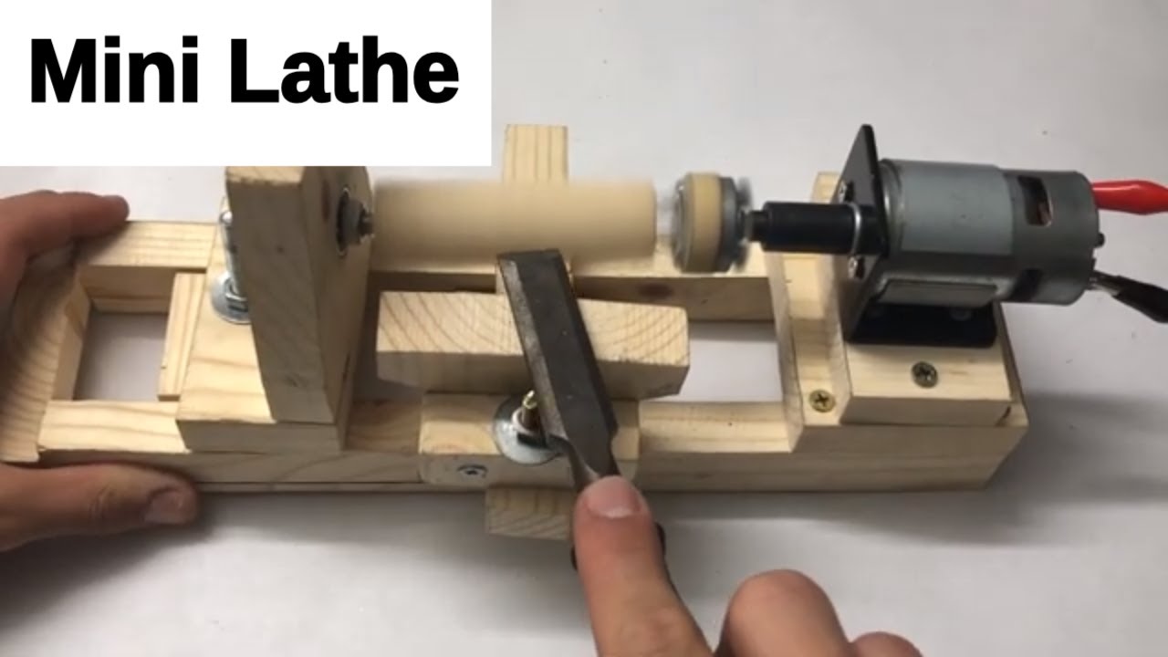 How To Make A Diy 12v Mini Lathe Machine Youtube