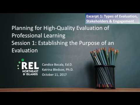 Excerpt 1 Types Of Evaluation Stakeholders Engagement Rel Central