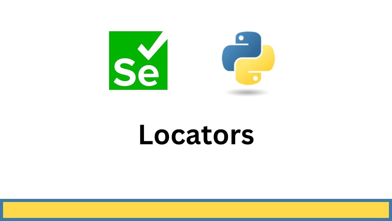 Selenium Python Locators Youtube
