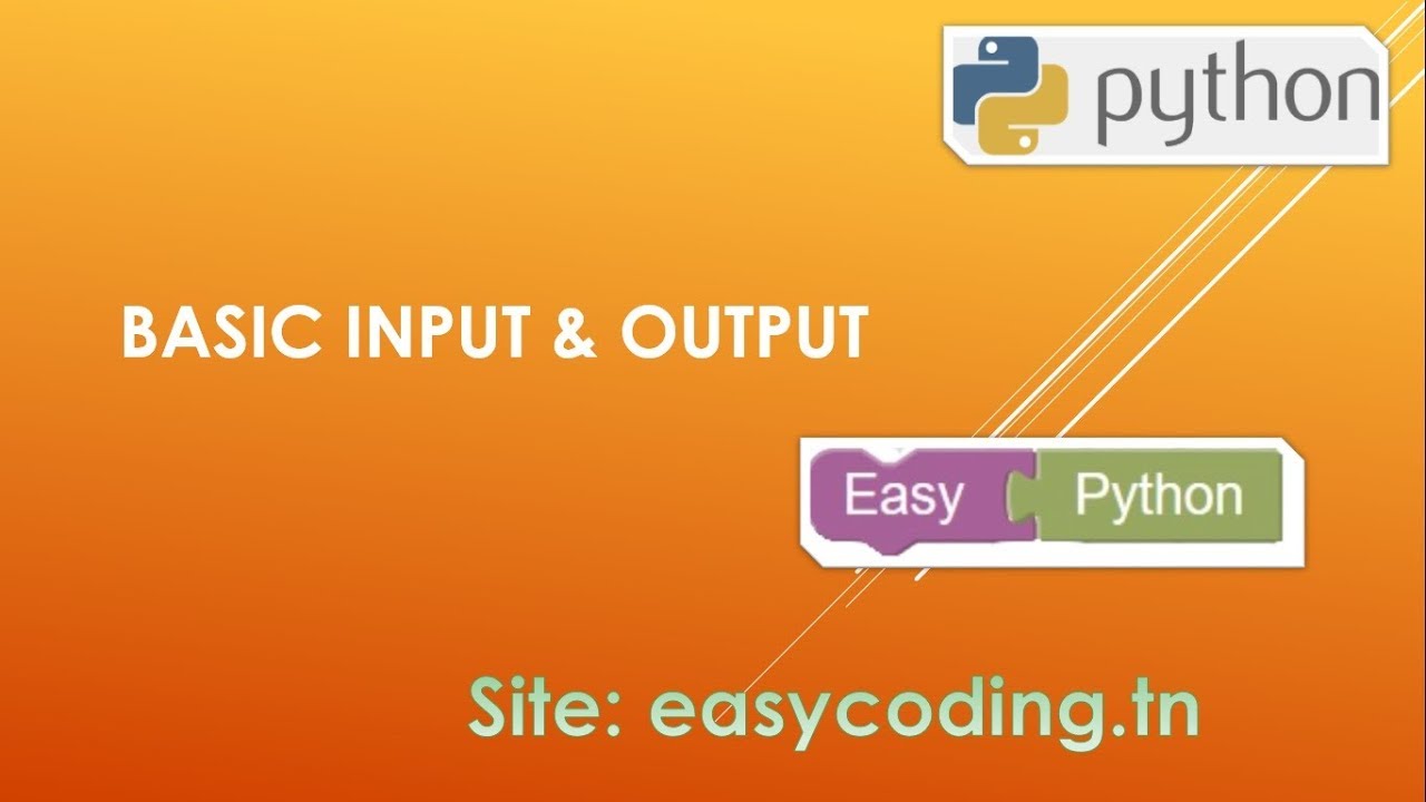 Easy Python Tutorial Basic Input Output Operation Youtube