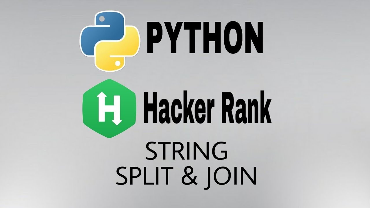 15 String Split And Join Hackerrank Python Solution English