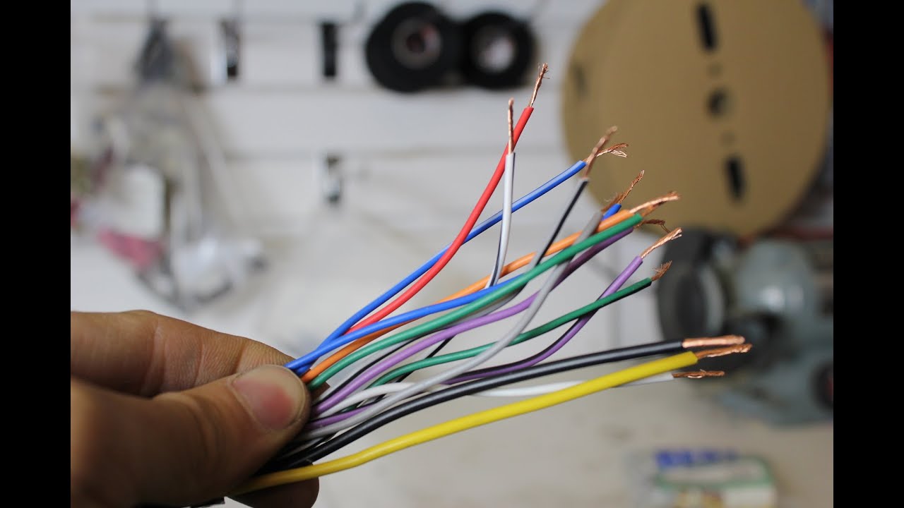 Stereo Wiring Harness Colours At Alannah Wrigley Blog
