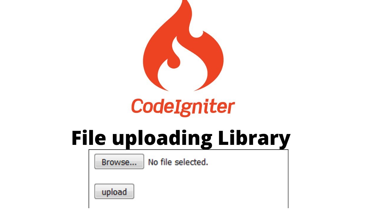 Codeigniter File Uploading Library Upload Image In Codigniter Hindi