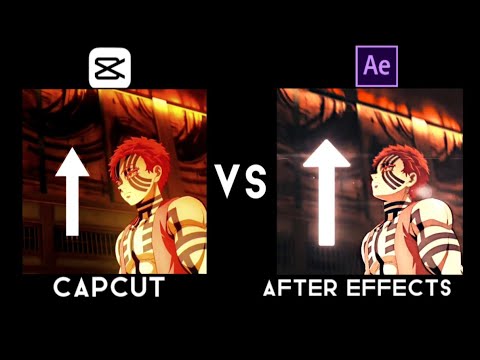My Capcut Vs After Effects Akaza Edit Shockvfx Remake Youtube
