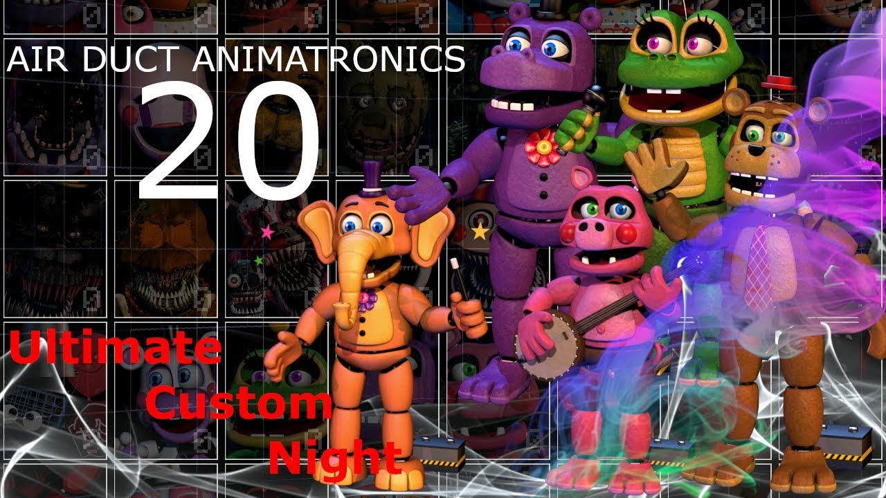 Fnaf Ultimate Custom Night Happy Frog Mr Hippo Pigpatch Nedd Bear