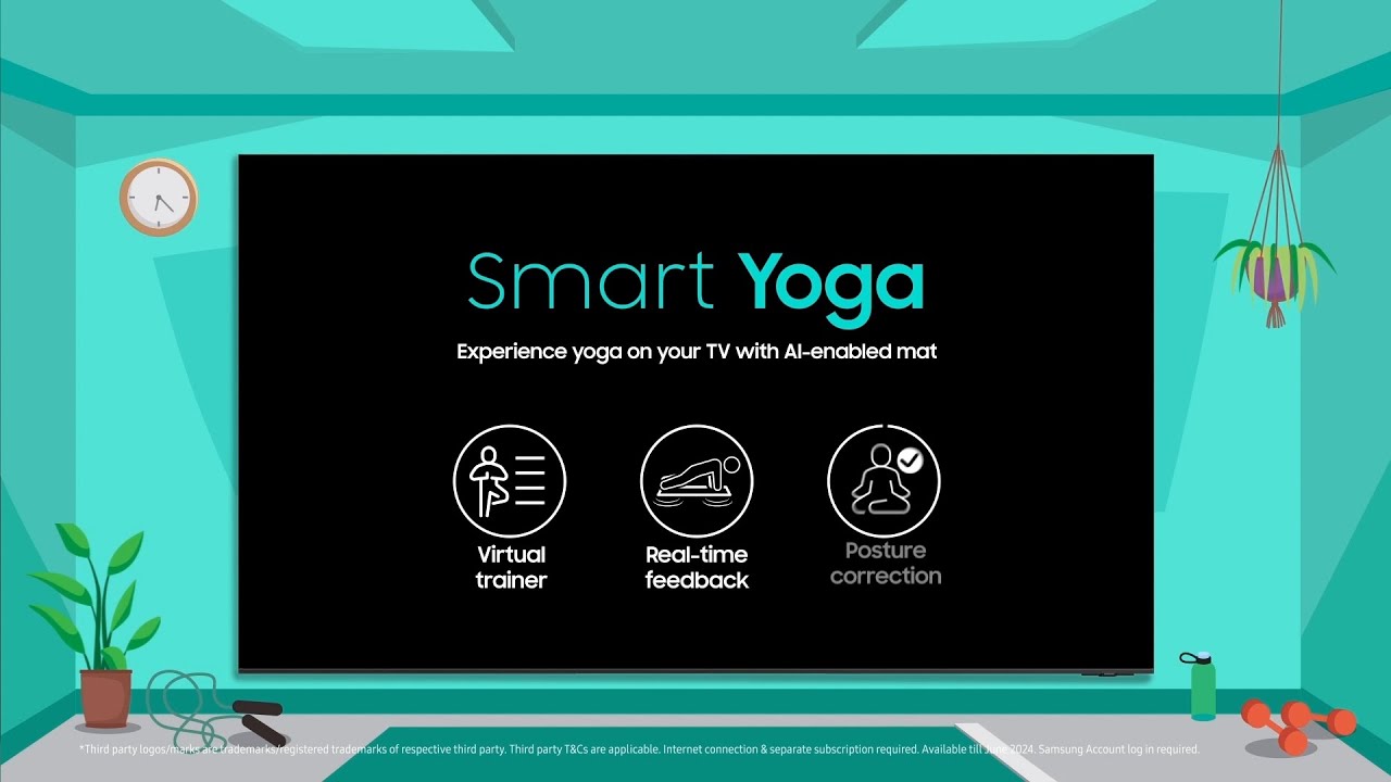 Smart Yoga With Ai Enabled Mat On Samsung Smart Tv Youtube