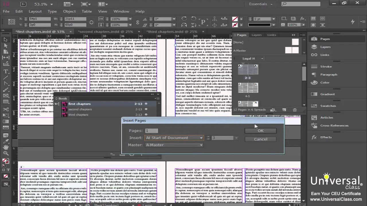 Creating And Managing Long And Interactive Documents In Adobe Indesign
