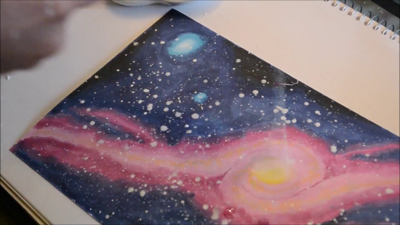 How To Draw A Galaxy With Markers Easy
