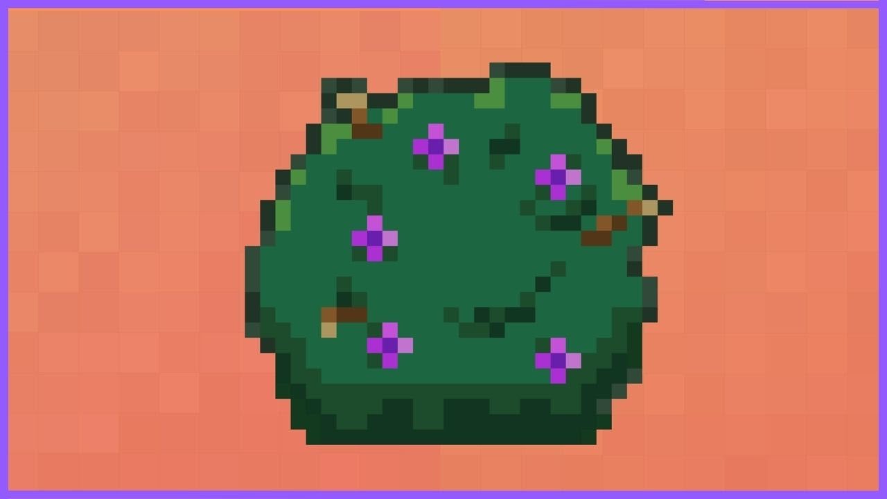 Pixel Art Bush Timelapse Youtube