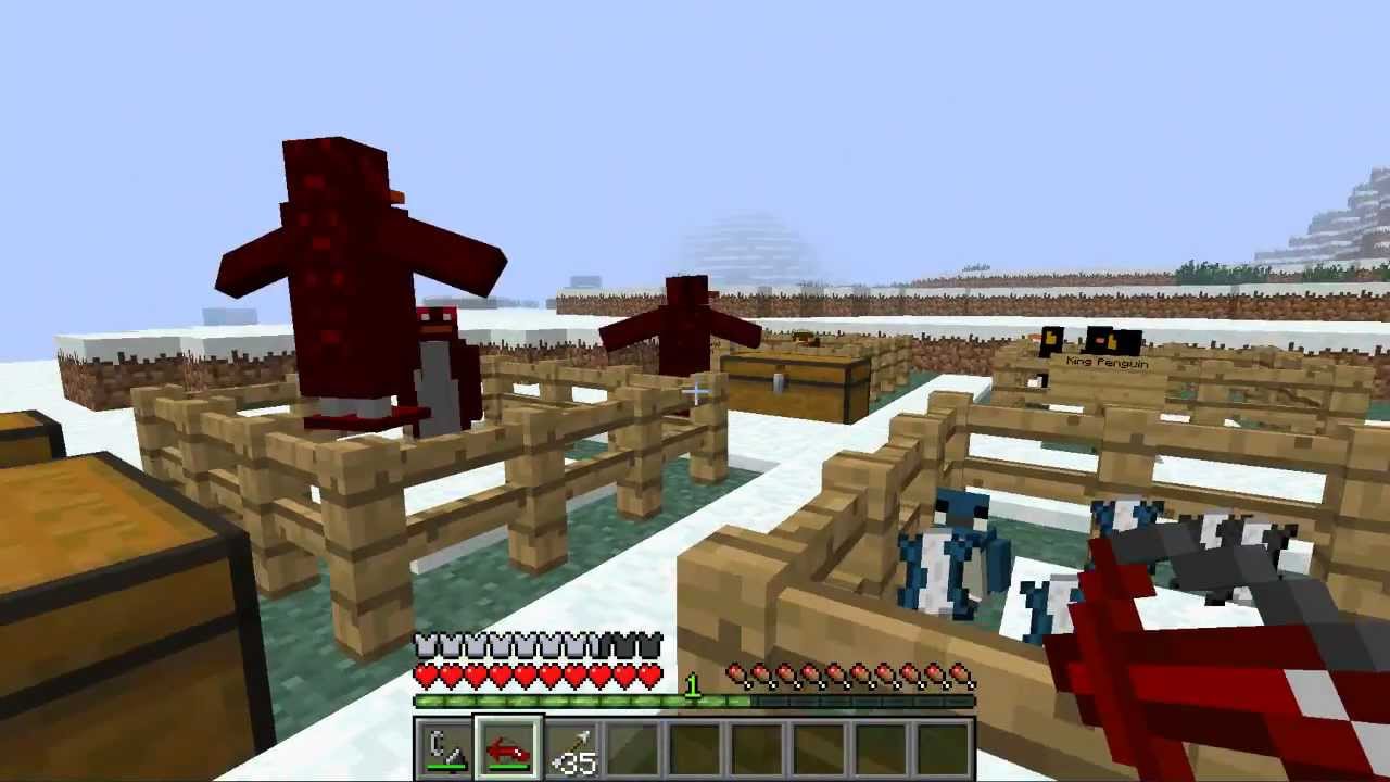 Minecraft Penguin Mod Youtube