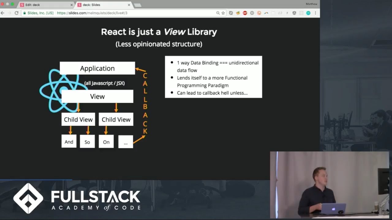 Tech Talk 1 Vs 2 Way Data Binding In React And Angular Youtube