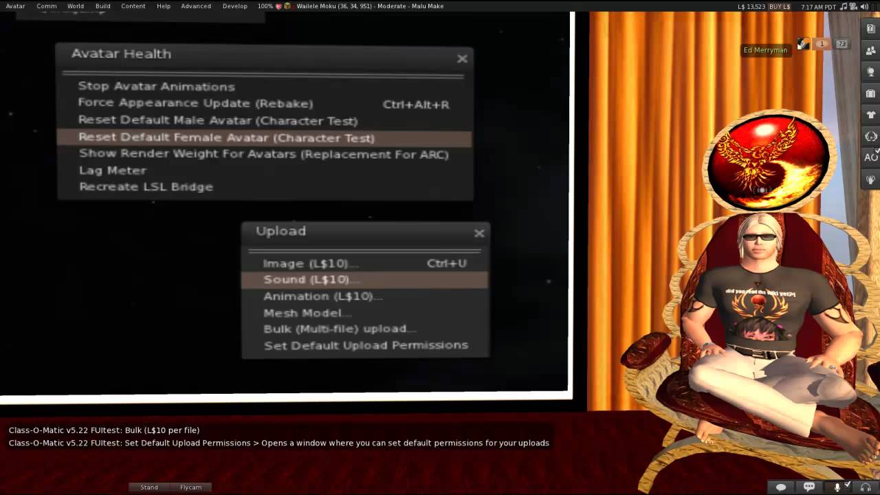 Firestorm Phoenix Viewer Holosercooking