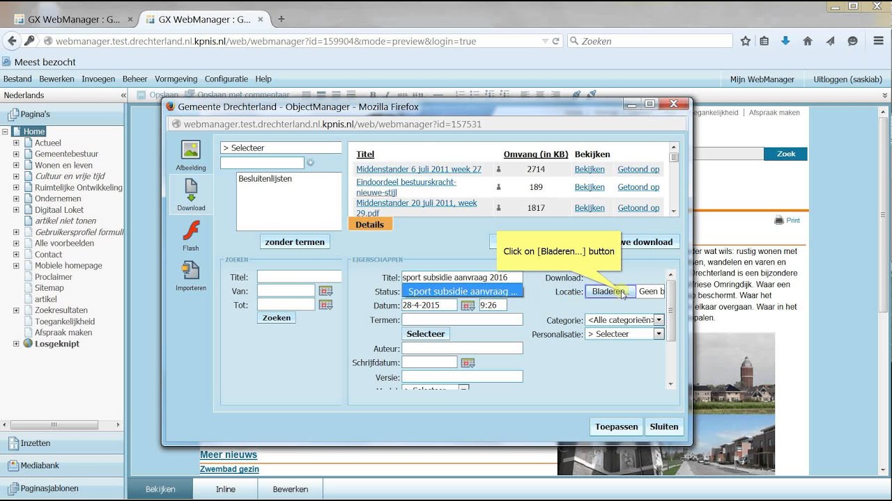 Pdf Toevoegen Aan Cms Youtube