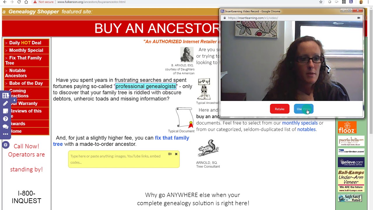 Insert Learning Youtube