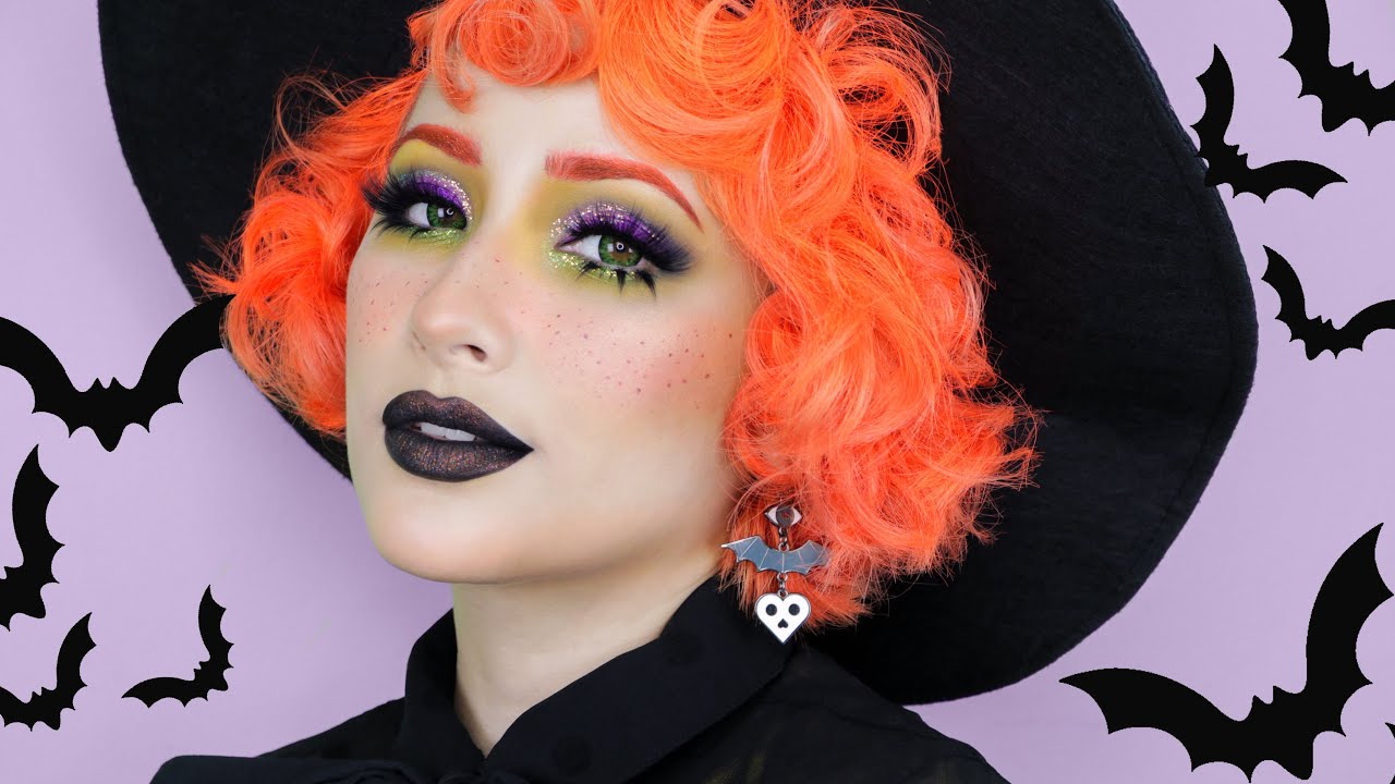 Cute Halloween Witch Makeup Tutorial Youtube