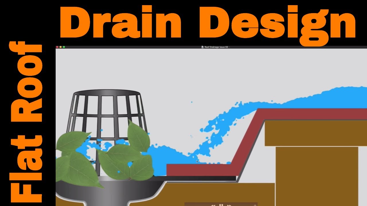 Flat Roof Drain Details For Roofs