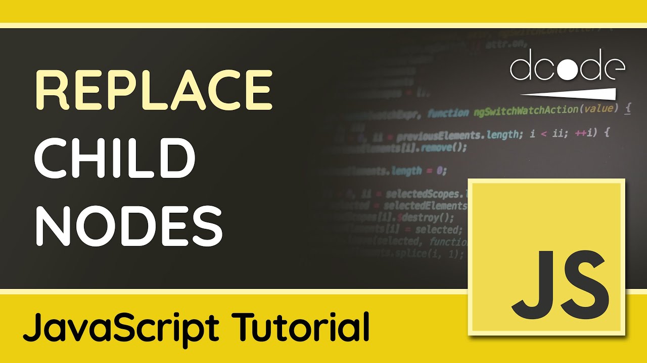 Using The New Replacewith Method Javascript Dom Tutorial Youtube