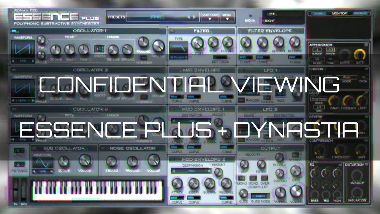 Free Plugins Essence Plus Subtractive Synth Dynastia Multiband