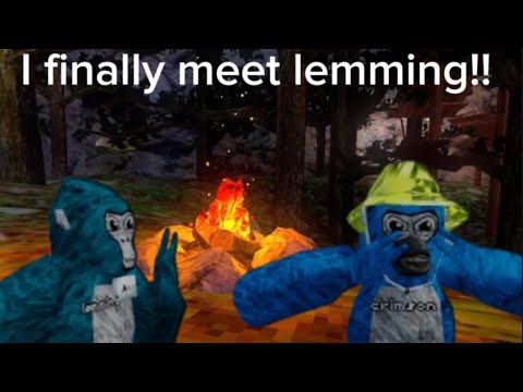 I Meet Lemming In Gorilla Tag Youtube