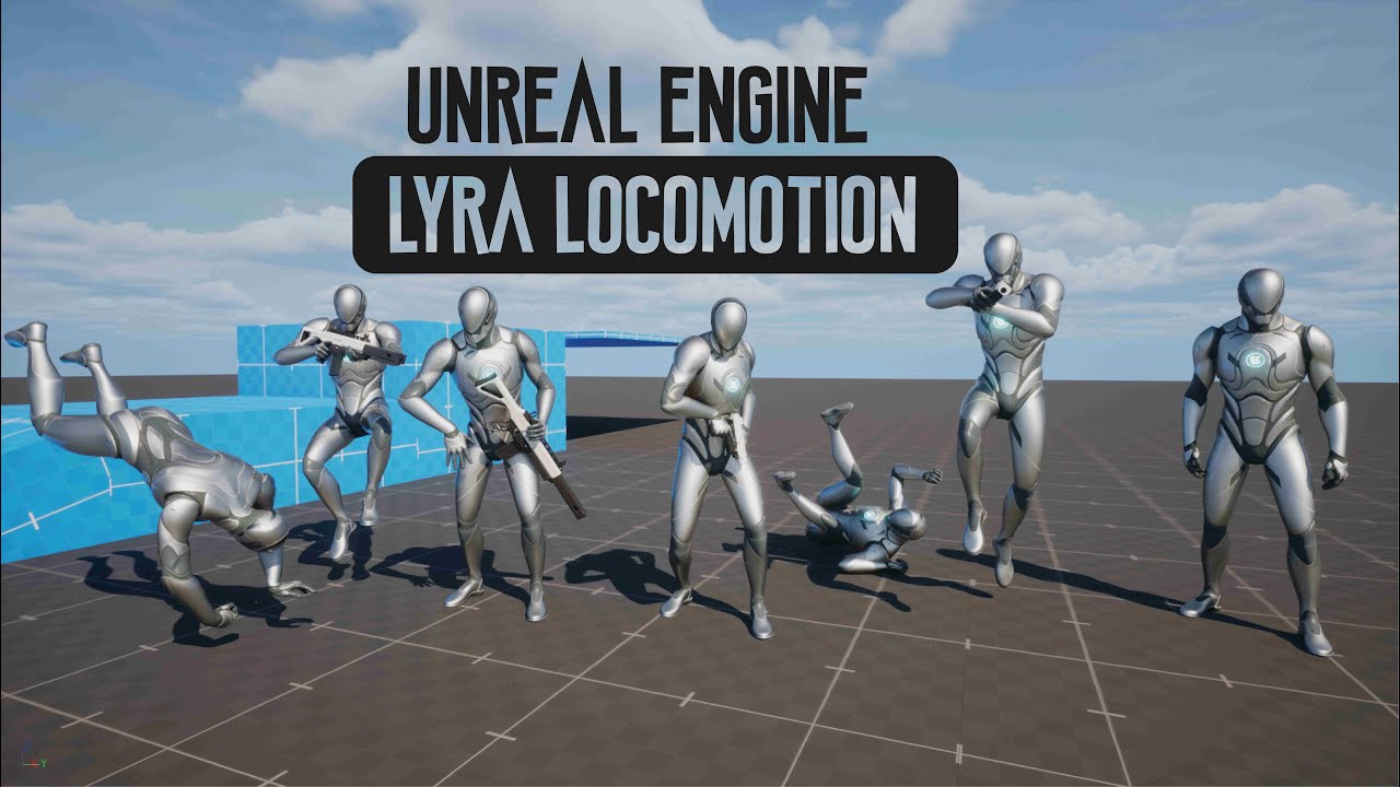 Unreal Engine 5 Basic Locomotion Using Lyra Animations Aimoffset