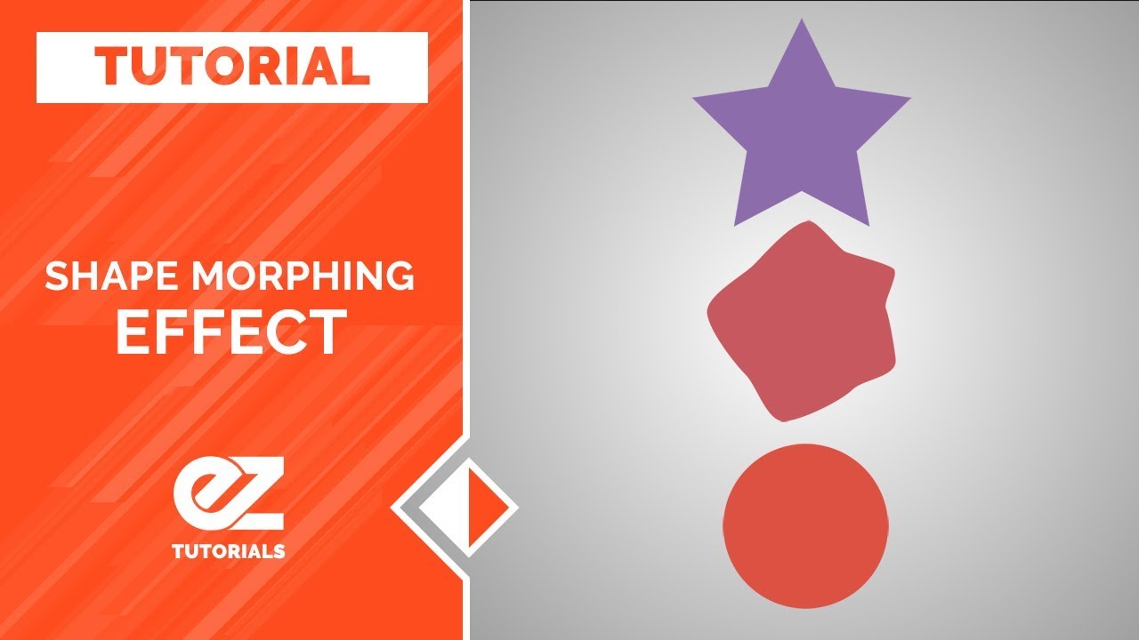 How To Make Shape Morphing After Effects Tutorial Youtube