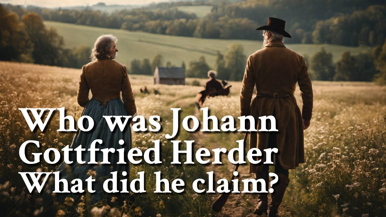 Who Was Johann Gottfried Herder What Did He Claim Philosophy Youtube