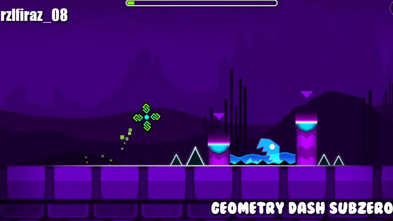 Geometry Dash Subzero Press Start Gameplay Youtube
