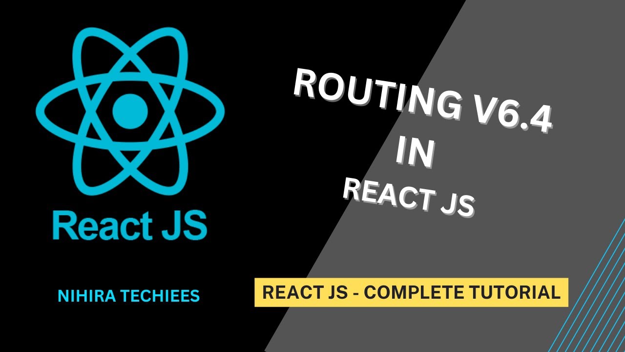 Routing In React Js Routing Version 6 4 React Js Full Tutorial