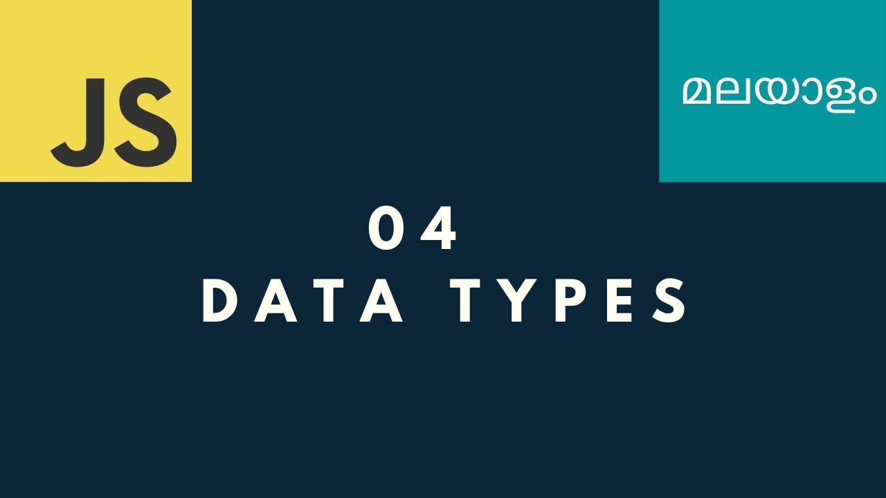 4 Data Types Javascript For Beginners In à à à à à à Youtube