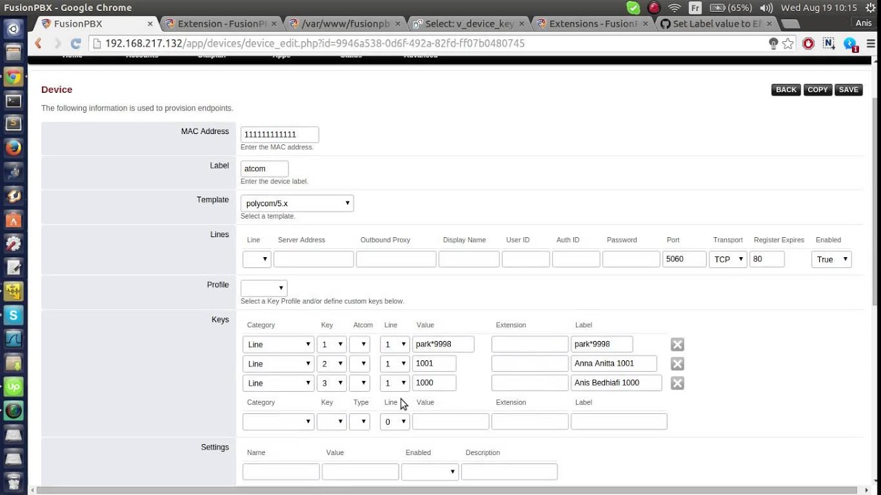 Fusionpbx Provision Youtube