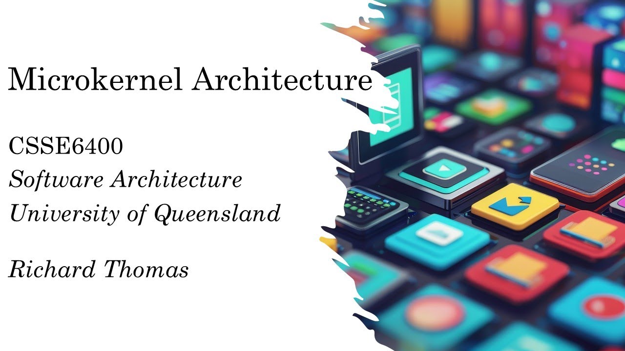 Microkernel Software Architecture Youtube