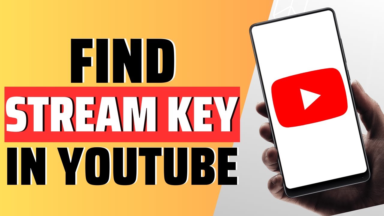 How To Find Stream Key In Youtube Youtube