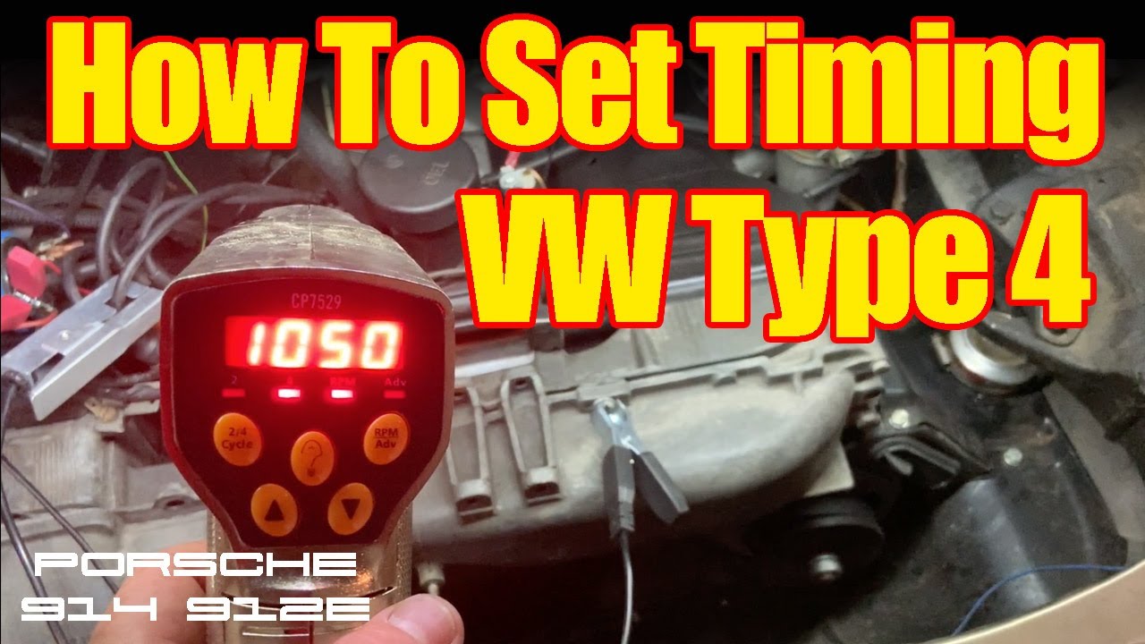 How To Set Timing On A Vw Type 4 Engine Porsche 912 914 Timing Diy