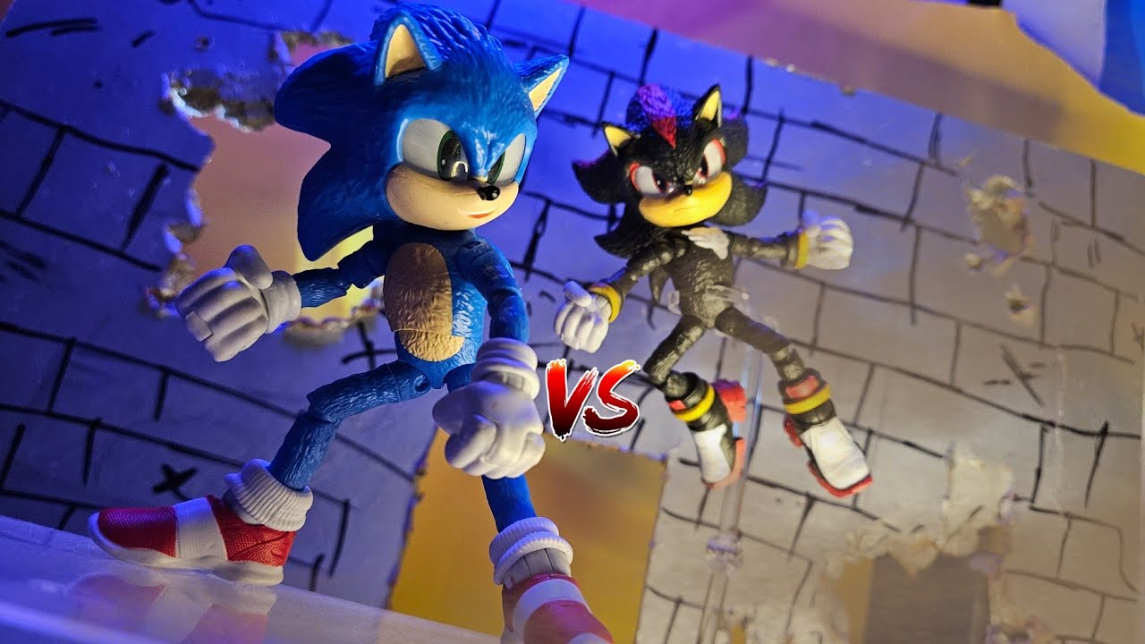Sonic Vs Shadow Epic Clash Stop Motion Multiverse Series Part 4 Youtube