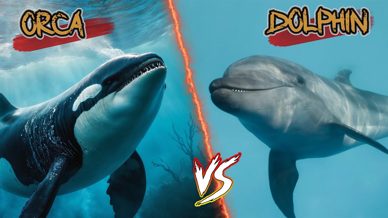 Orca Vs Dolphin Exclusive Battle Youtube
