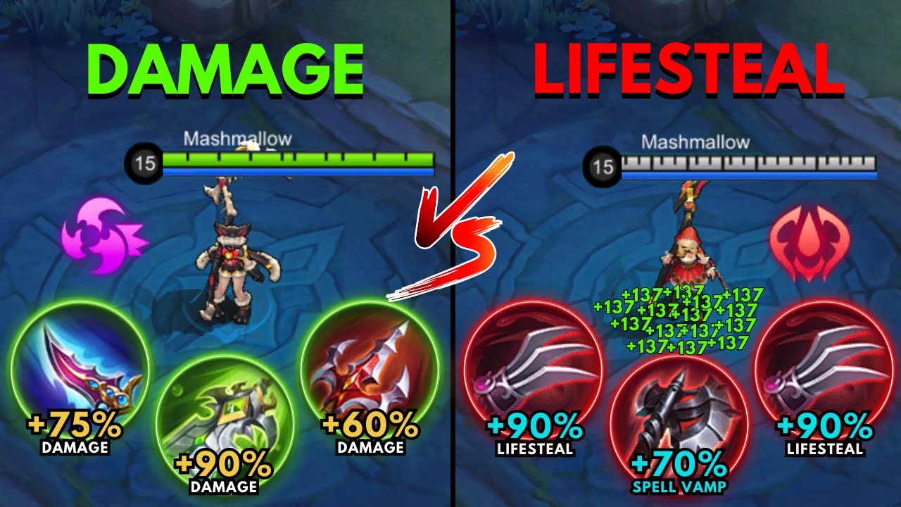 Ruby Damage Build Vs Ruby Lifesteal Build Youtube